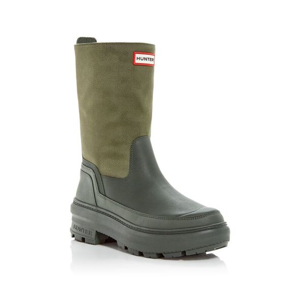 Hunter | Shoes | Hunter Womens Green Logo Hunting Boot Treaded Round ...